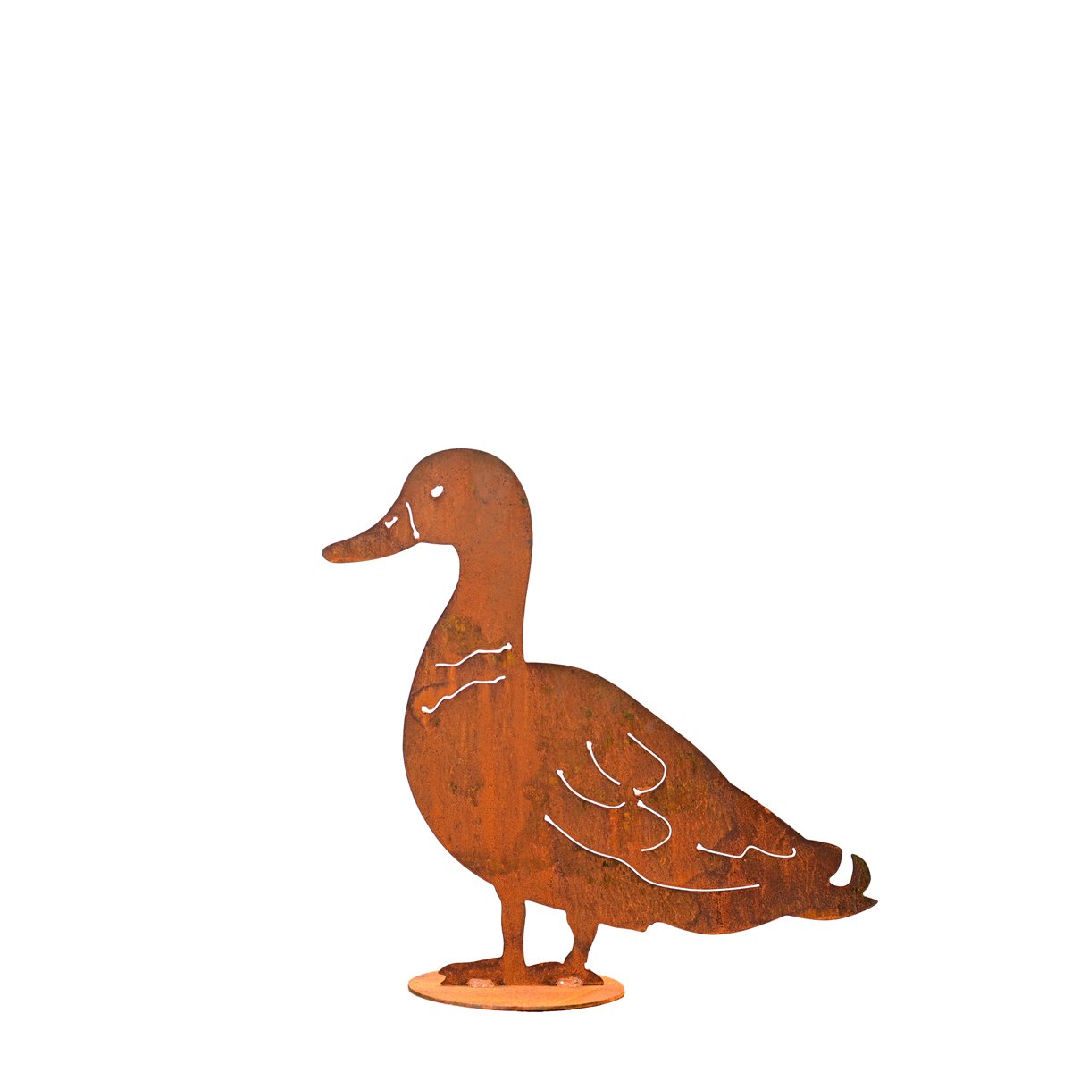 And på fod, rust B: 42 cm H: 39 cm fod Ø: 16 cm | Claus Dalby